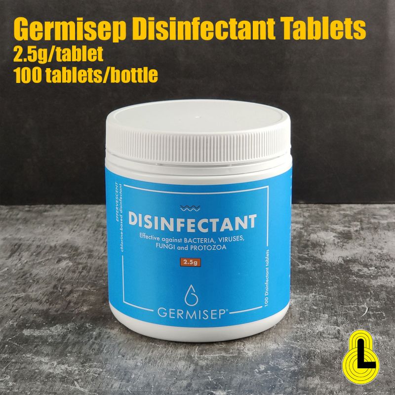 Germisep tablets, 2.5g - Labchem Catalog