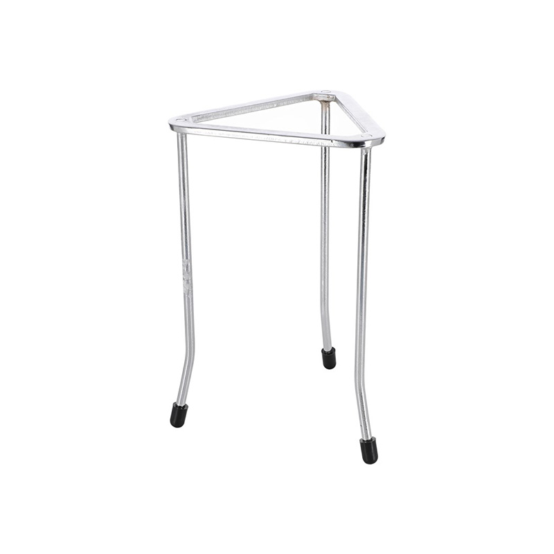 Tripod Stand, Triangle Top, Stainless Steel, 190mm height, with rubber ...