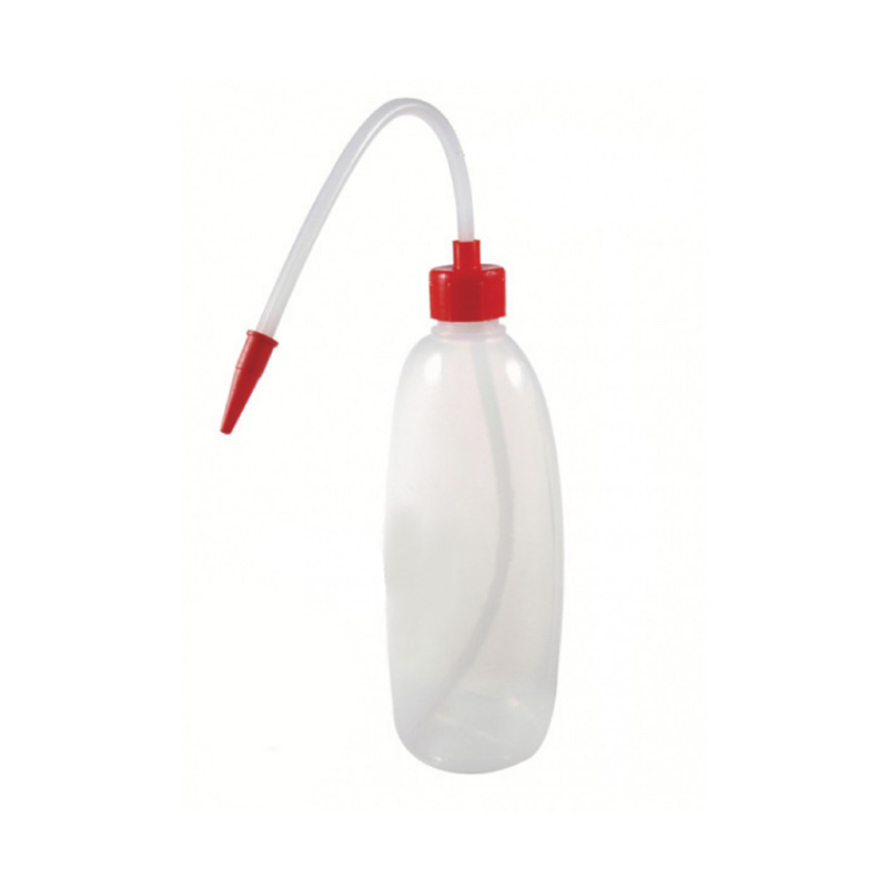 Wash bottle, polythene (pe), red cap - Labchem Catalog