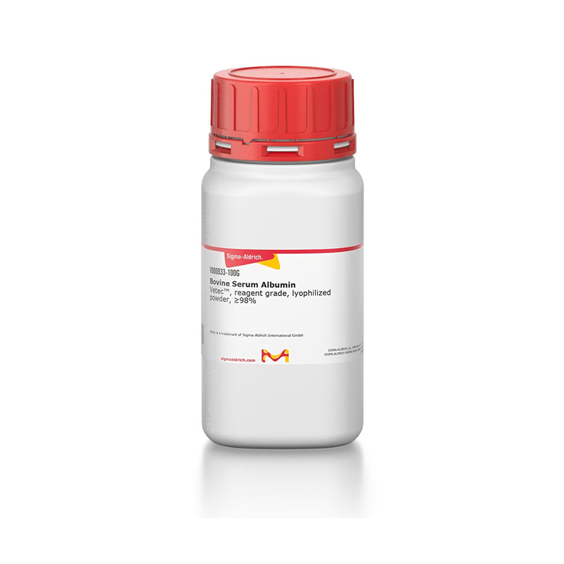 Bovine Serum Albumin, Vetec™, reagent grade, lyophilized powder, ≥98% ...