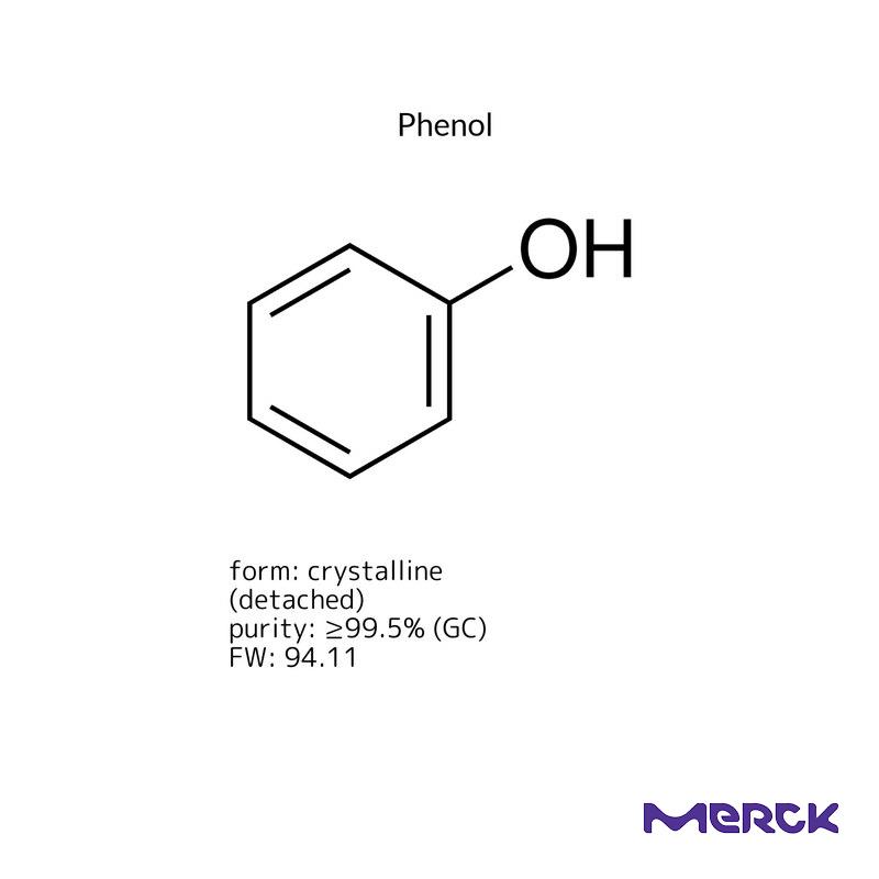 Phenol puriss., meets analytical specification of Ph. Eur., BP, USP, ≥ ...
